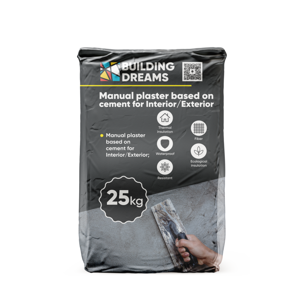BUILDING DREAMS MANUAL GREY CEMENT-BASED PLASTER - BuildingDreams